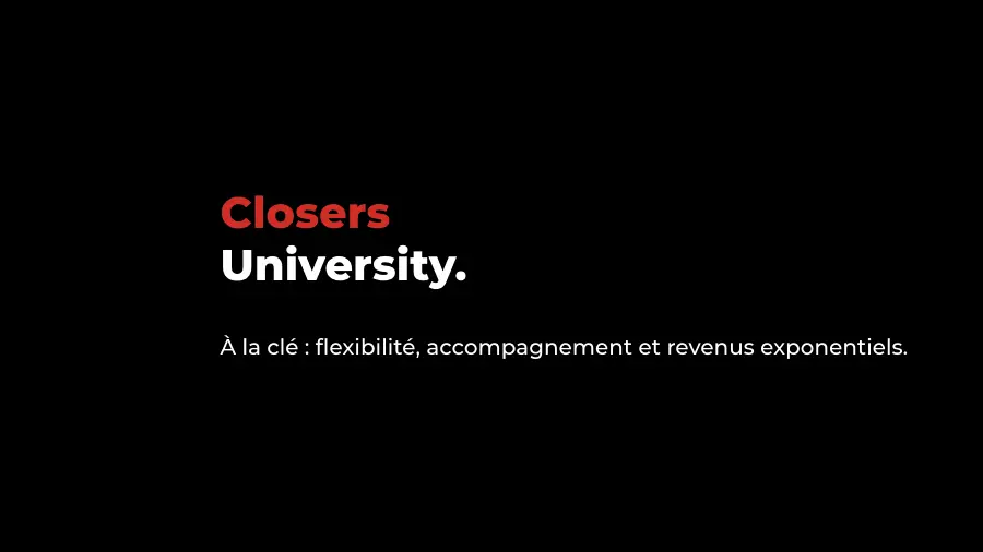 Formation Closers University de Closer Group, en savoir
